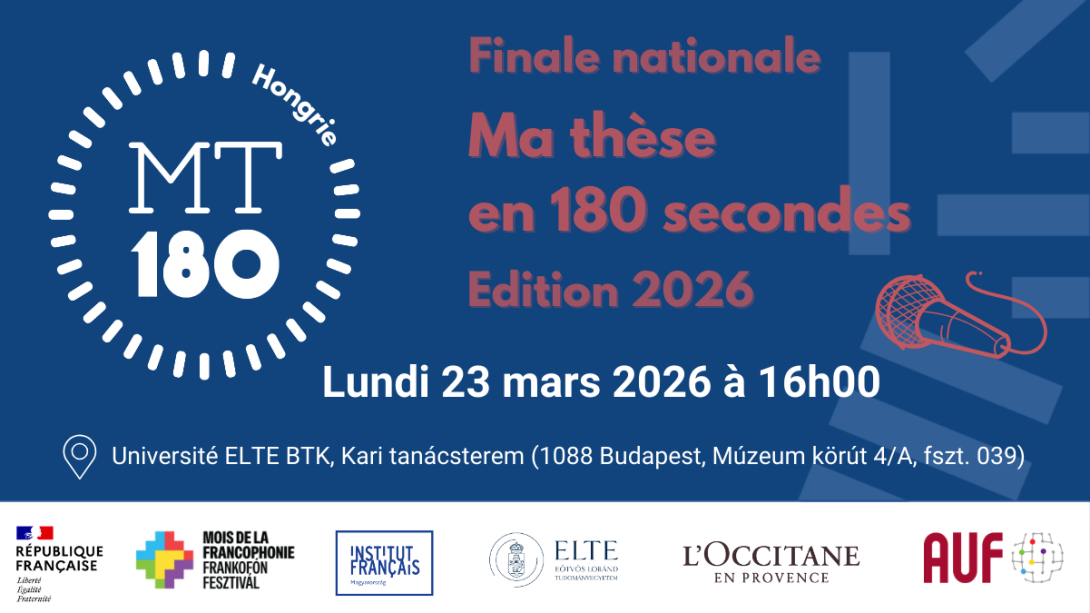 Ma thèse en 180 secondes - Édition 2026 | Institut français